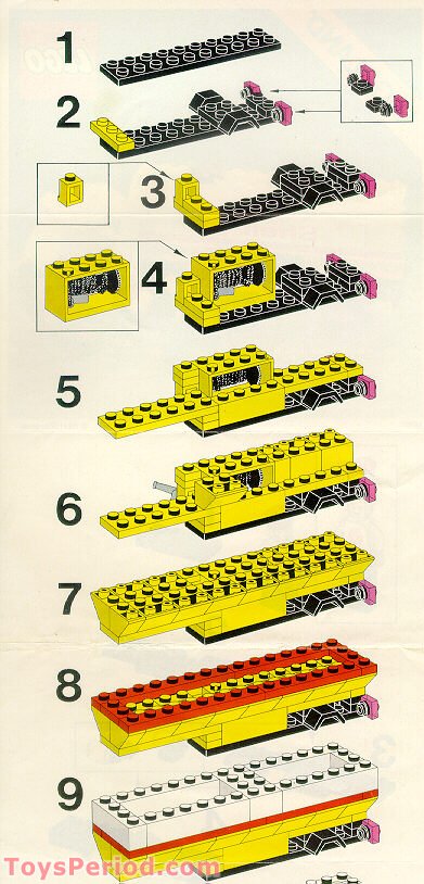 LEGO 6695 Shell Tanker Truck Instructions and Parts List