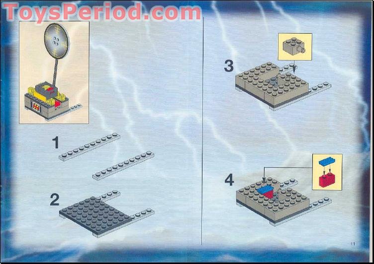 LEGO 6775 Alpha Team Bomb Squad Instructions and Parts List
