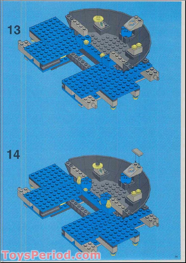 LEGO 6977 Arachnoid Star Base Instructions and Parts List