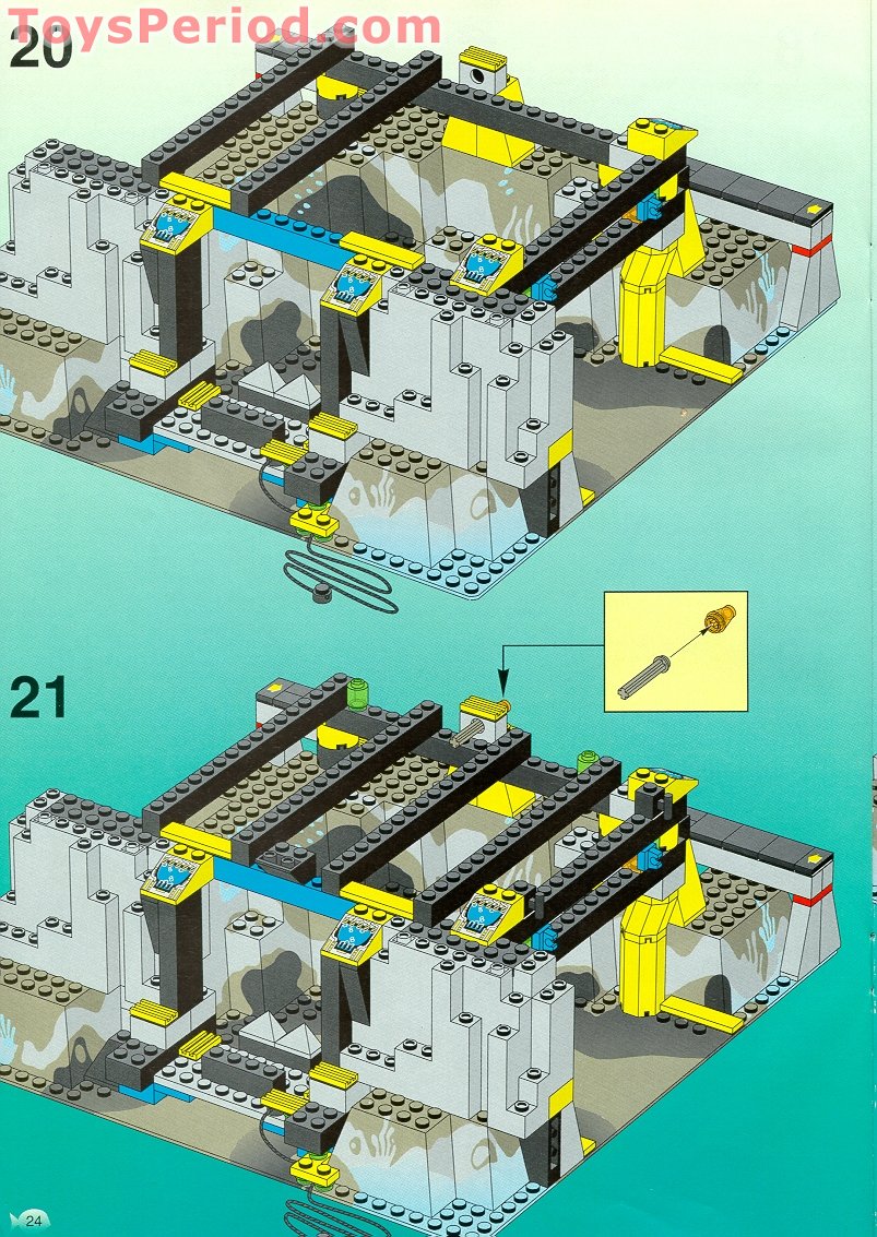 LEGO 6199 Hydro Crystalization Station Instructions and Parts List