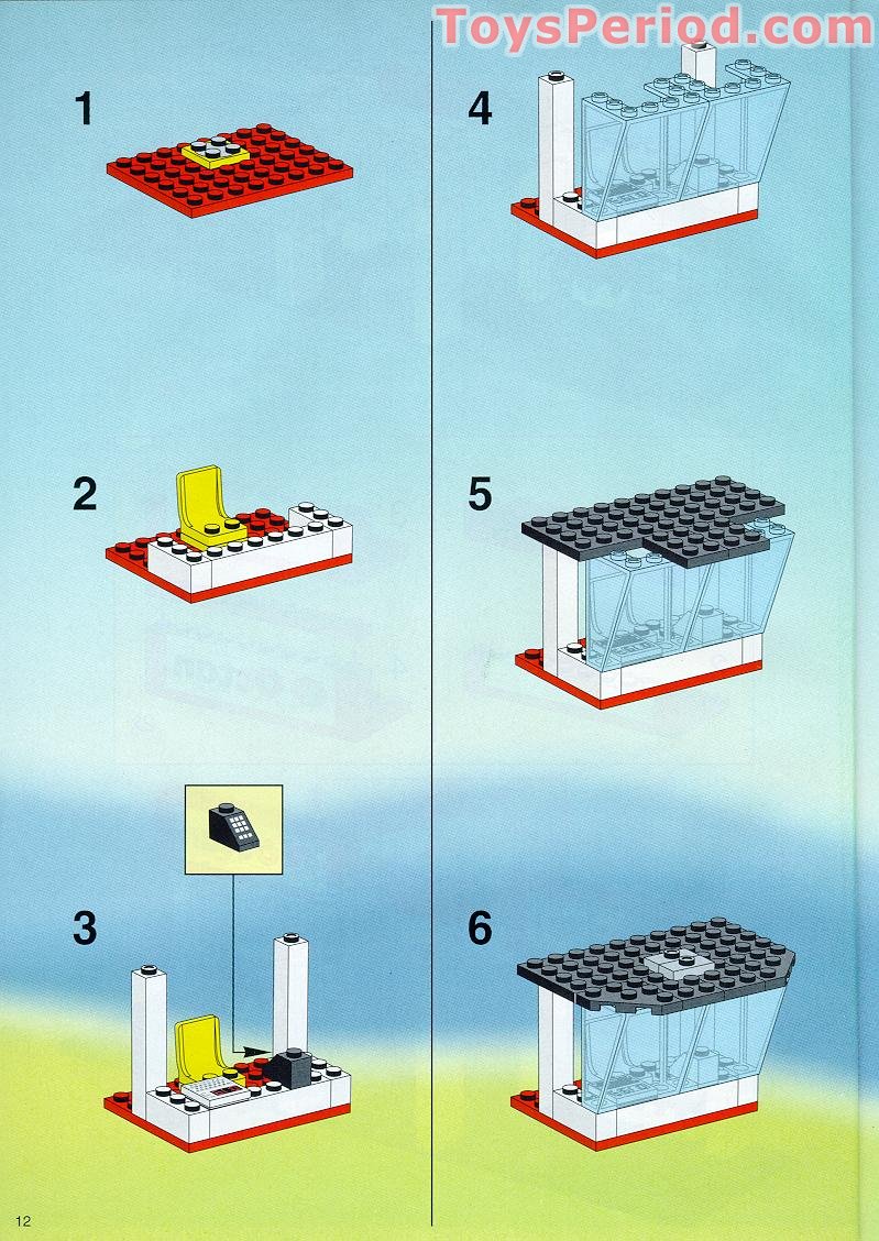 LEGO 6337 Fast Track Finish Instructions and Parts List