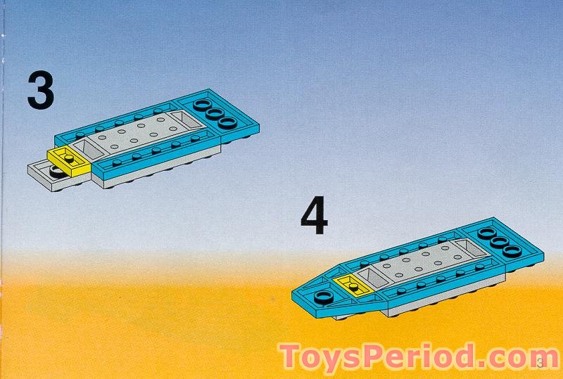 LEGO 6465 Space Port Jet Instructions and Parts List