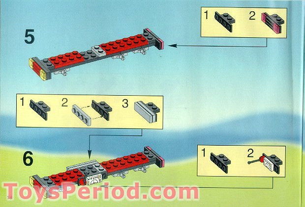 LEGO 6562 Gas Stop Shop Instructions and Parts List
