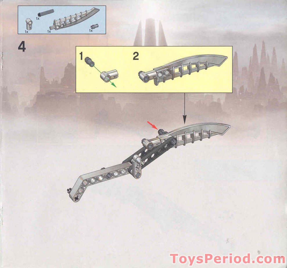 LEGO 8756 Sidorak Instructions and Parts List