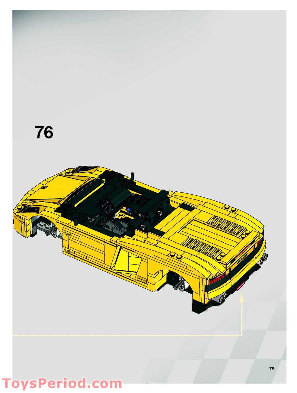 LEGO 8169 Lamborghini Gallardo LP 560-4 Instructions and Parts List