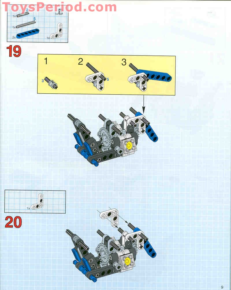 LEGO 8417 Mag Wheel Master Instructions and Parts List