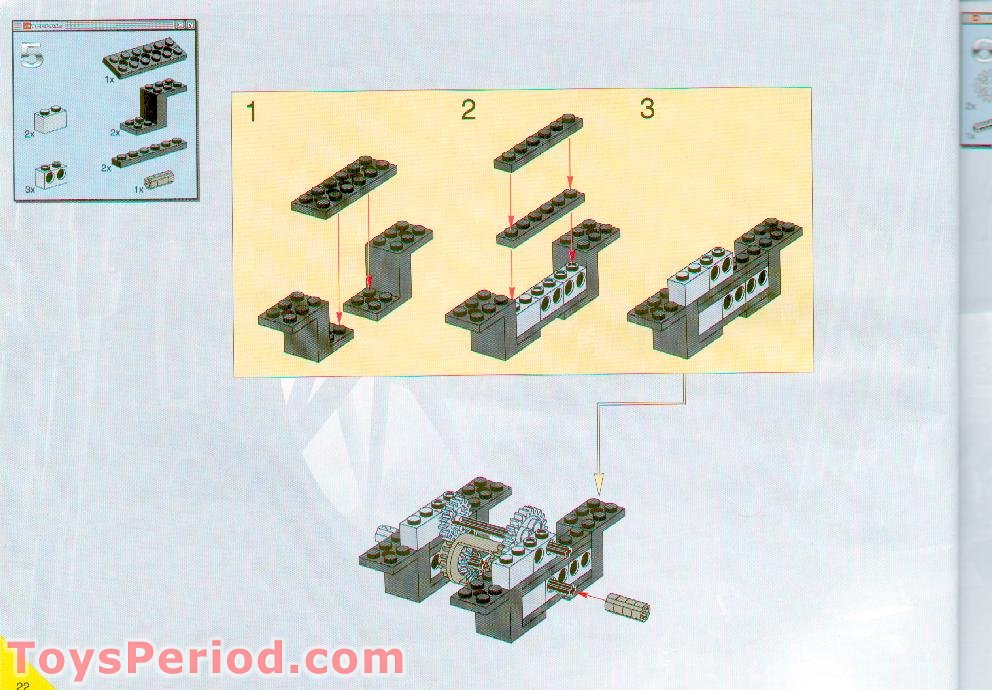 LEGO 8466 4x4 Off Roader Instructions and Parts List