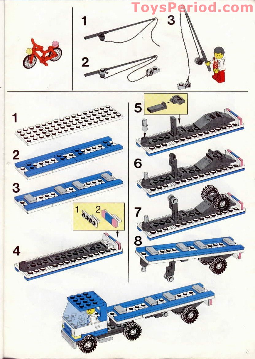 LEGO 6541 Intercoastal Seaport Instructions and Parts List