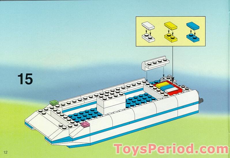LEGO 2998 Stena Line Promotional Set: Hydrofoil Instructions and Parts List