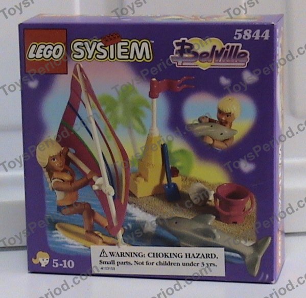 LEGO 5844 Laura with Surfboard Instructions and Parts List