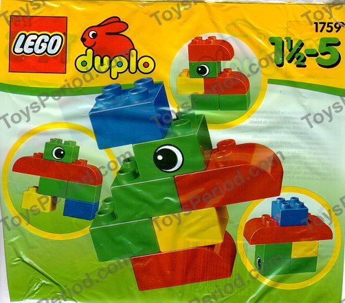 LEGO 1759 Blockbuster Video Promotional Set, Play Pak Parts List