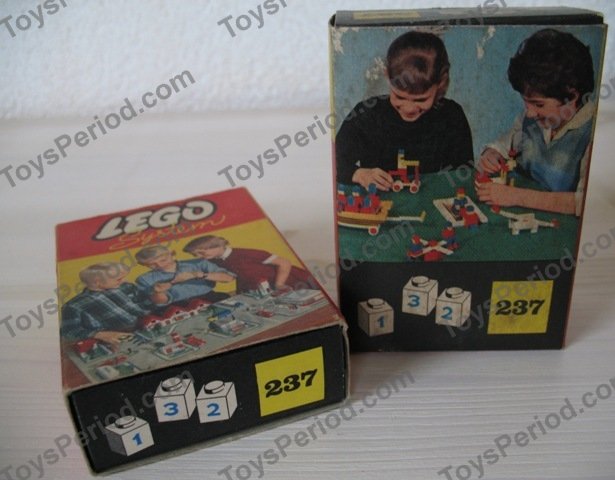LEGO 237 Number Bricks Instructions and Parts List