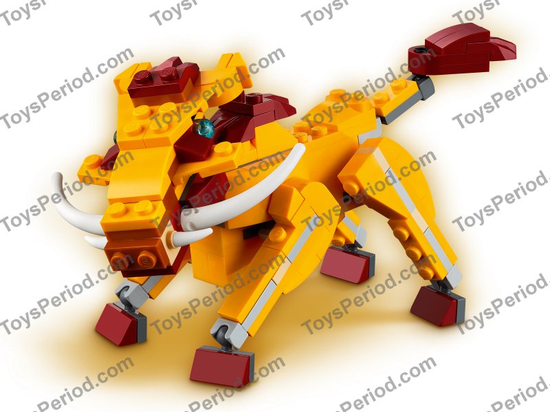LEGO 31112 Wild Lion Set Parts List
