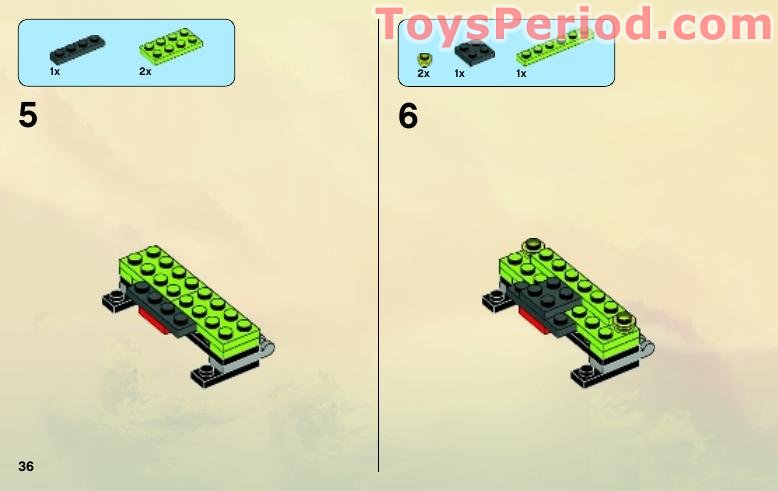 LEGO 70501 Warrior Bike Instructions and Parts List