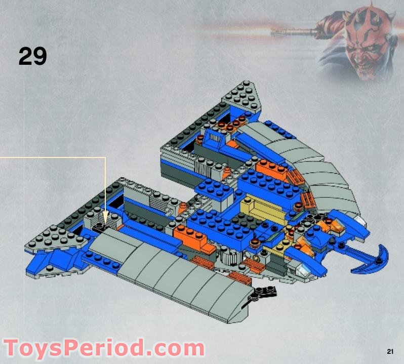 LEGO 9499 Gungan Sub Instructions and Parts List