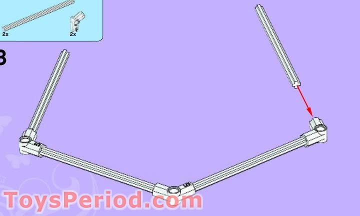 LEGO 3185 Summer Riding Camp Instructions and Parts List