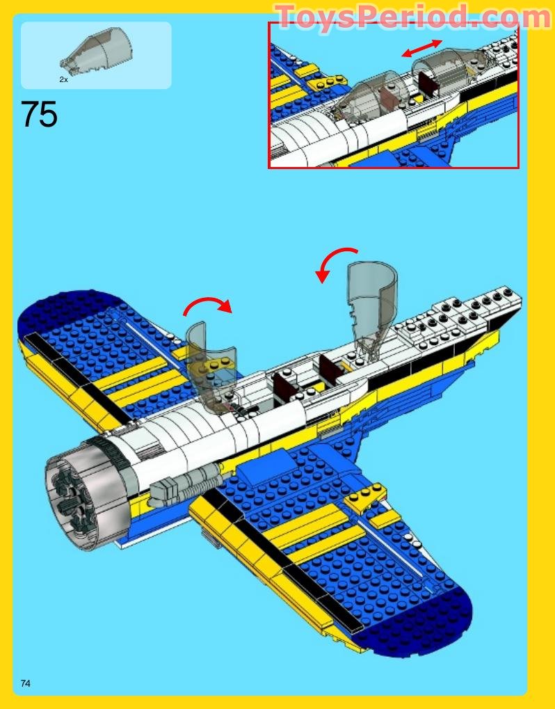 LEGO 31011 Aviation Adventures Instructions and Parts List