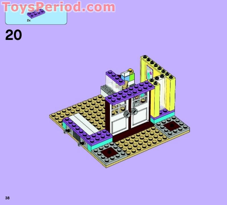 LEGO 41005 Heartlake High Instructions and Parts List