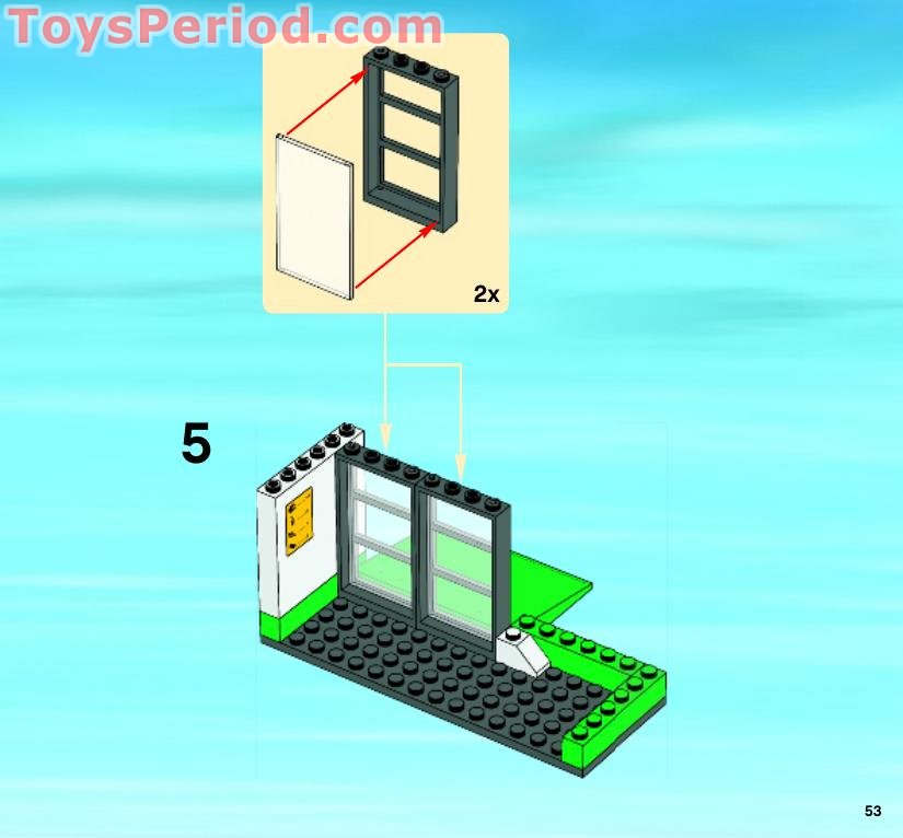 LEGO 4644 Marina Instructions and Parts List