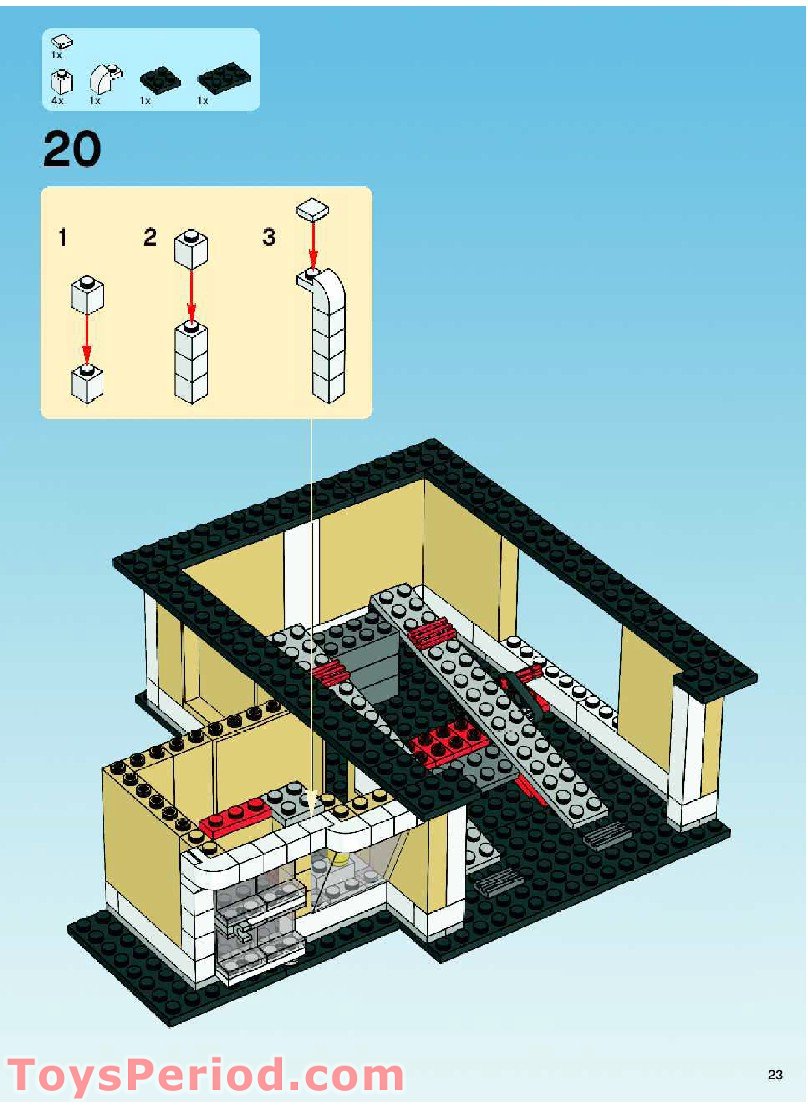 LEGO 10200 Custom Car Garage Instructions and Parts List