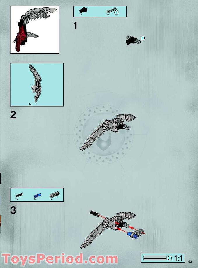LEGO 10204 Vezon and Kardas Instructions and Parts List
