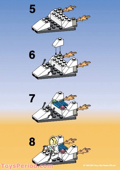 LEGO 3069 Kabaya Promotional Set - Cosmic Wing Instructions and Parts List