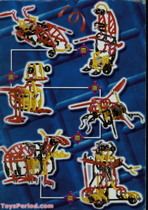LEGO 3582 Ant Instructions and Parts List