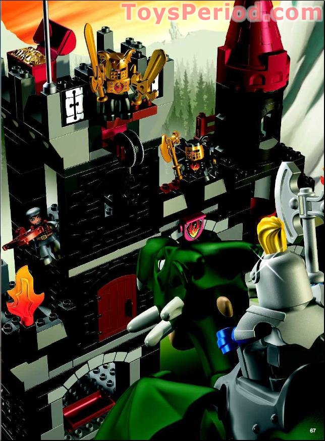 LEGO 4785 Black Castle Instructions and Parts List