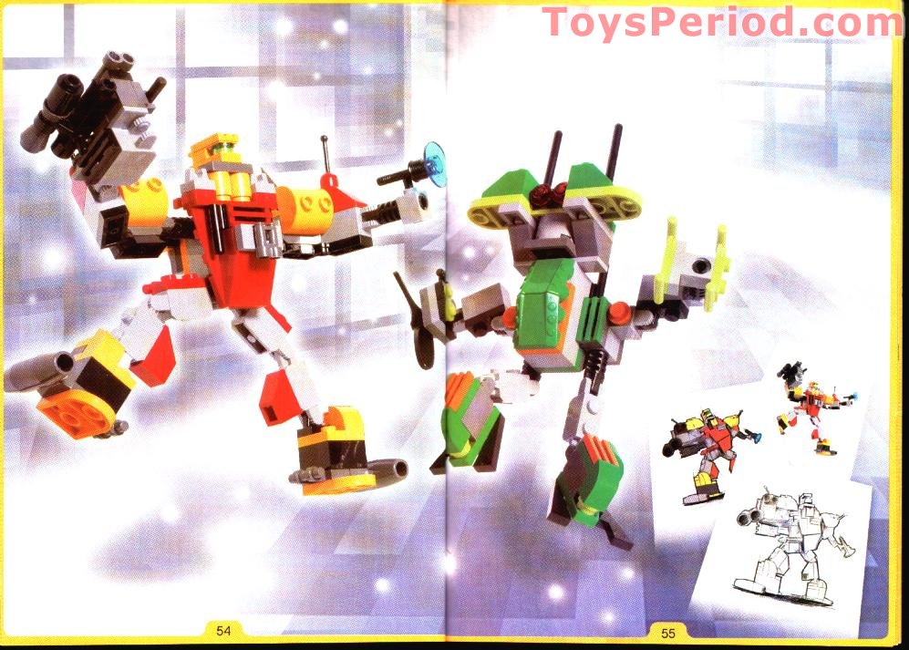 LEGO 4097 Mini Robots Instructions and Parts List