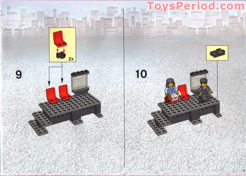 LEGO 4511 High Speed Train Instructions and Parts List