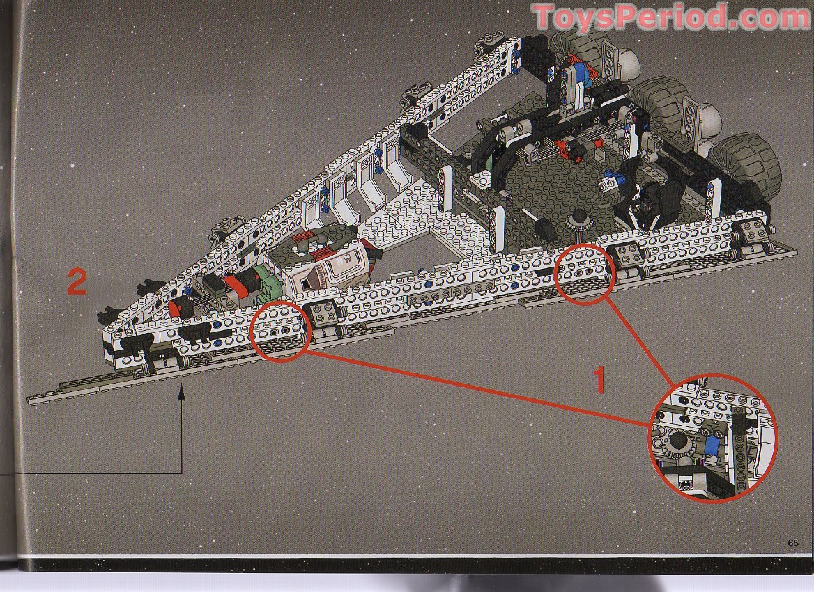 LEGO 6211 Imperial Star Destroyer Instructions and Parts List