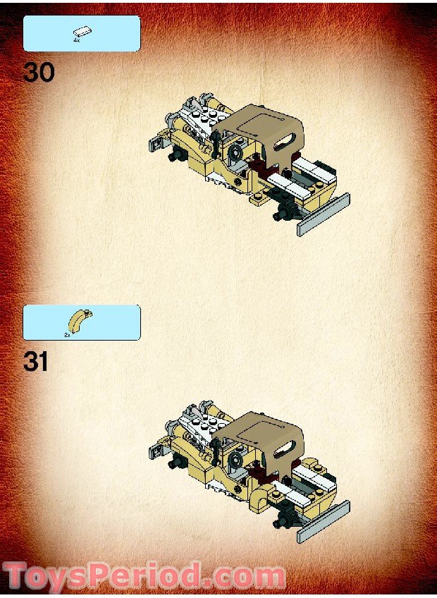 LEGO 7682 Shanghai Chase Instructions and Parts List