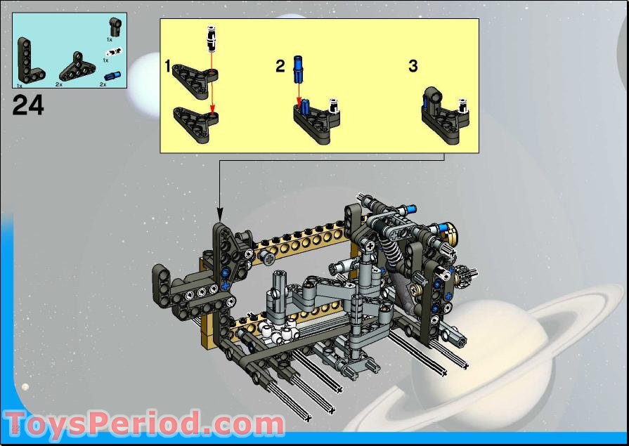 LEGO 7471 Mars Exploration Rover Instructions and Parts List