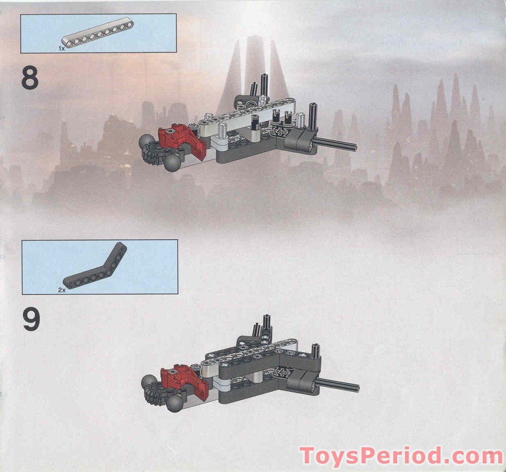 LEGO 8756 Sidorak Instructions and Parts List
