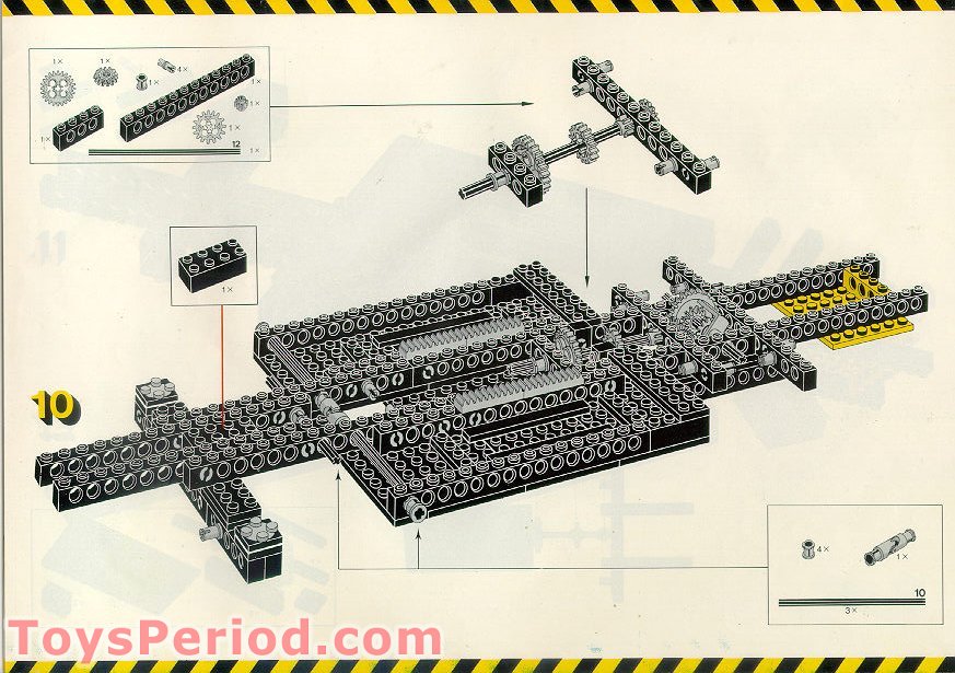 LEGO 8860 Auto Chassis Instructions and Parts List