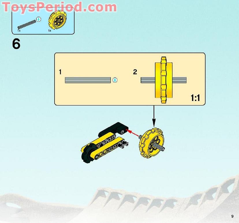 LEGO 8992 Cendox V1 Instructions and Parts List