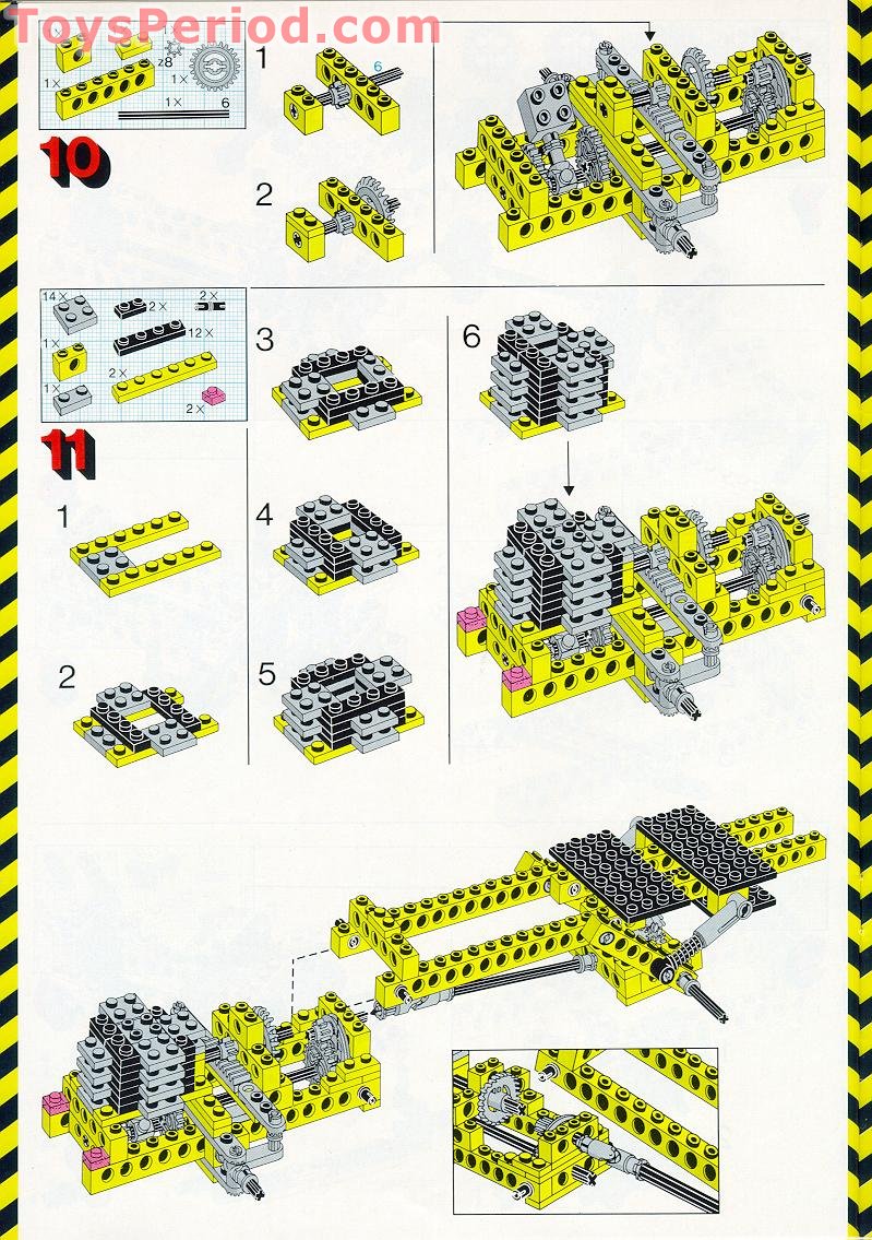 LEGO 8090 Technic Universal Set Instructions and Parts List