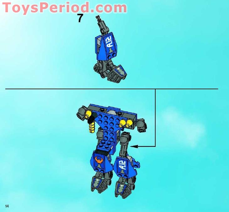 LEGO 8106 Aero Booster Instructions and Parts List