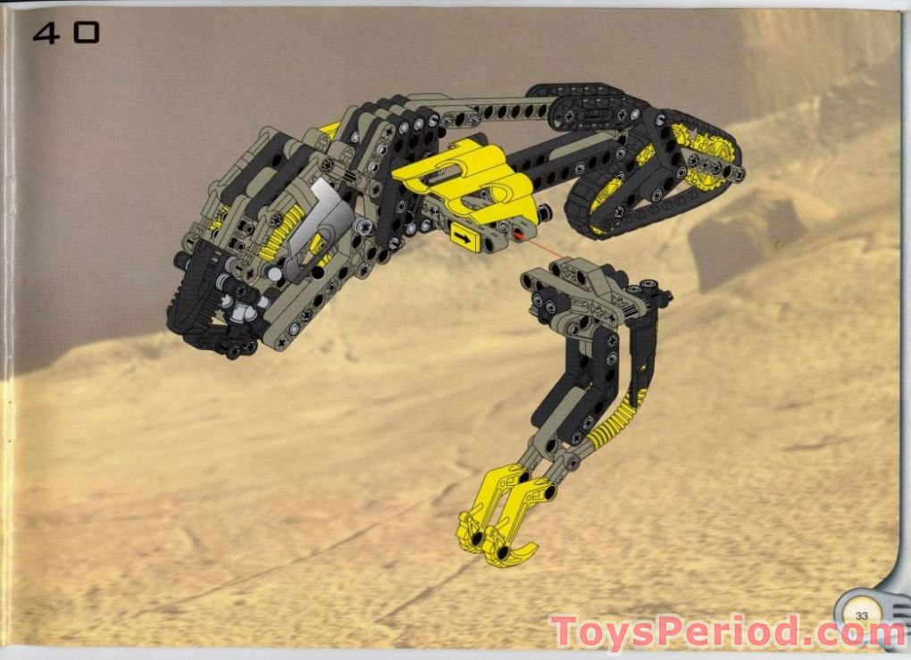 LEGO 8538 Muaka and Kane-Ra Instructions and Parts List