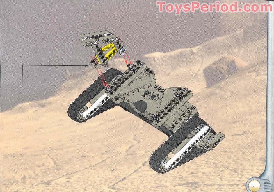 LEGO 8539 Manas Instructions and Parts List