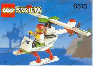 LEGO 6515 Stunt Copter Instructions and Parts List