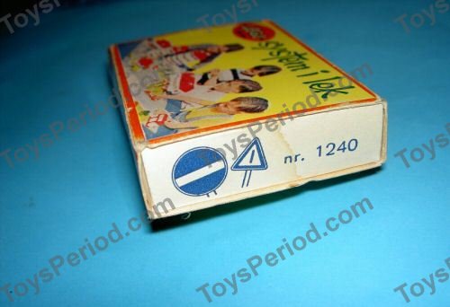 LEGO 1240-2 8 Road Traffic Signs Set Parts List
