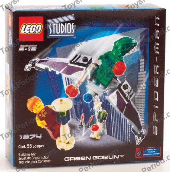 LEGO 1374 Green Goblin Instructions and Parts List