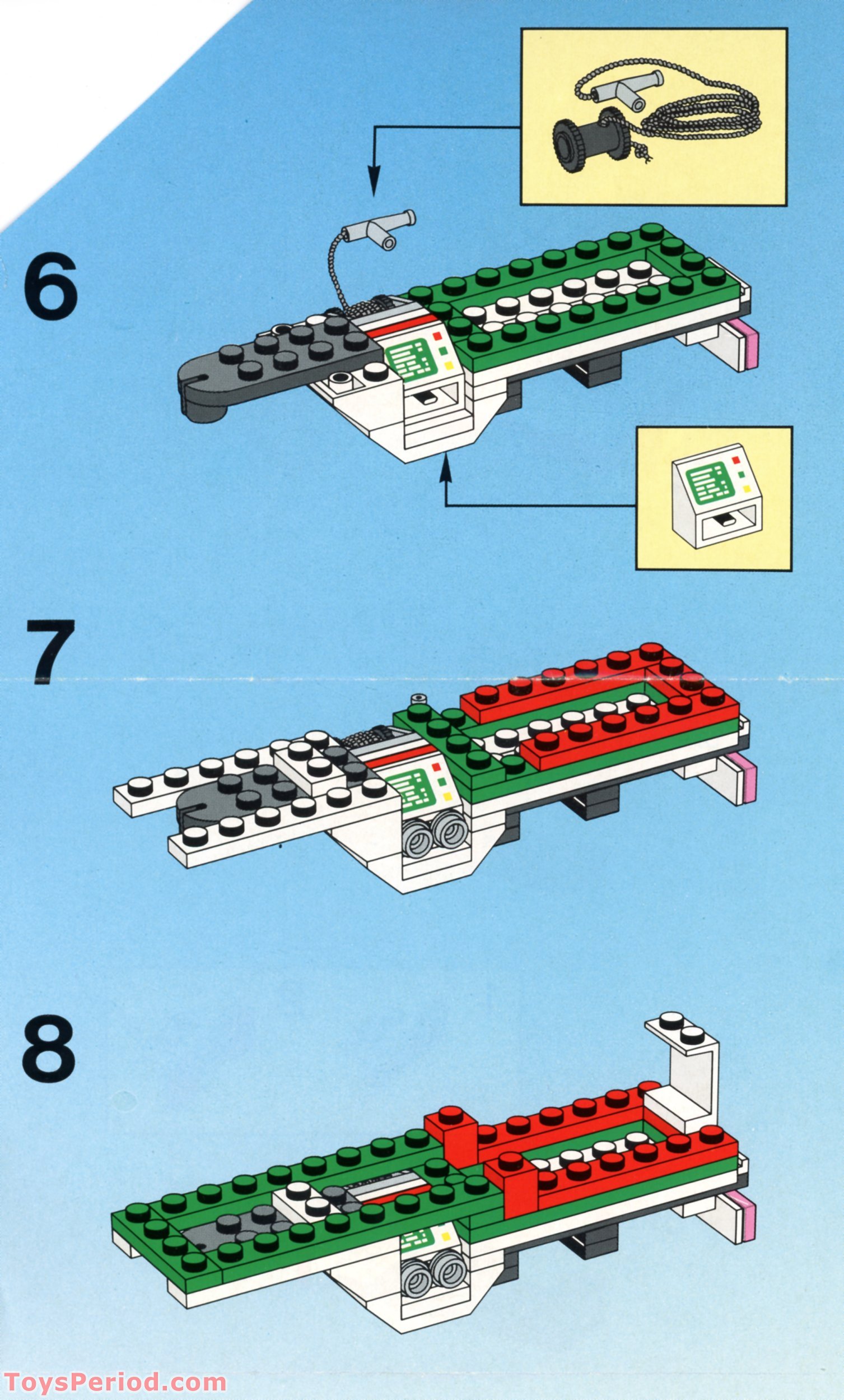 LEGO 6594 Gas Transit Instructions and Parts List