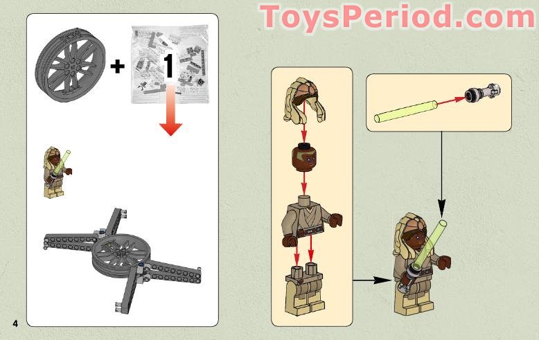 LEGO 75016 Homing Spider Droid Instructions and Parts List