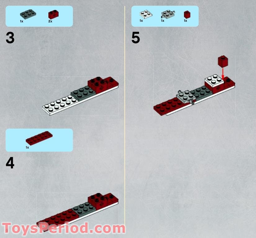 LEGO 7869 Battle for Geonosis Instructions and Parts List