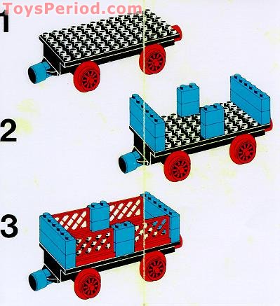 LEGO 181 Complete Train Set with Motor, Signals and Shunting Switch Instructions and Parts List