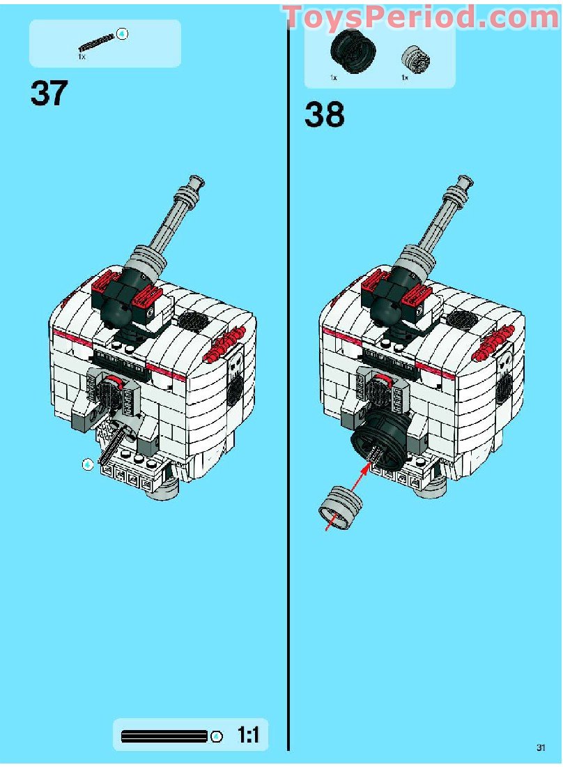 LEGO 10192 Space Skulls Instructions and Parts List