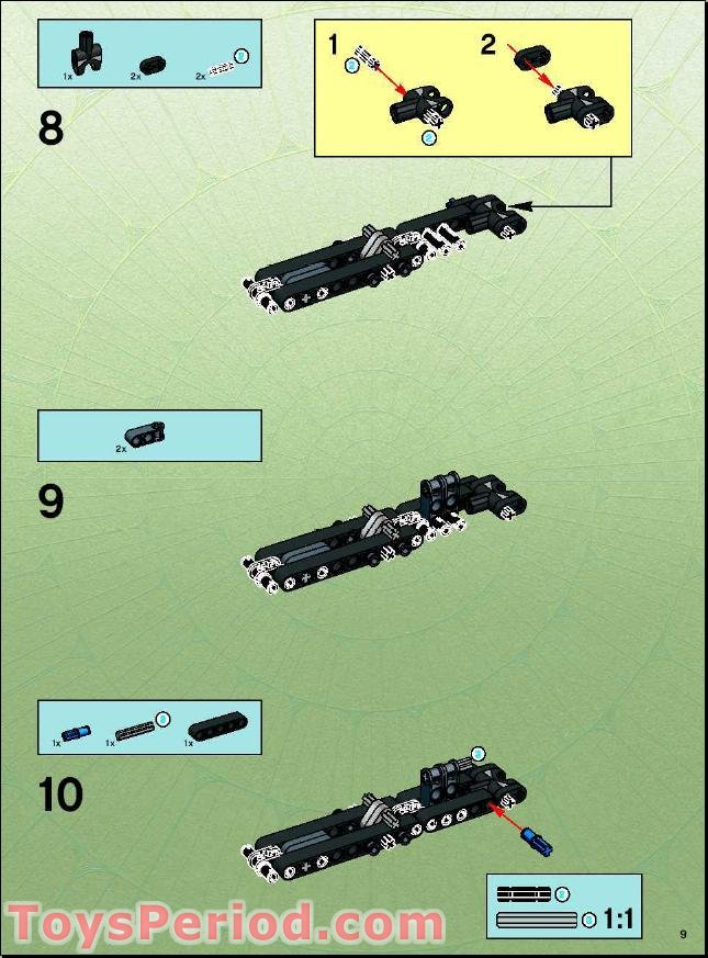 LEGO 10203 Voporak Instructions and Parts List