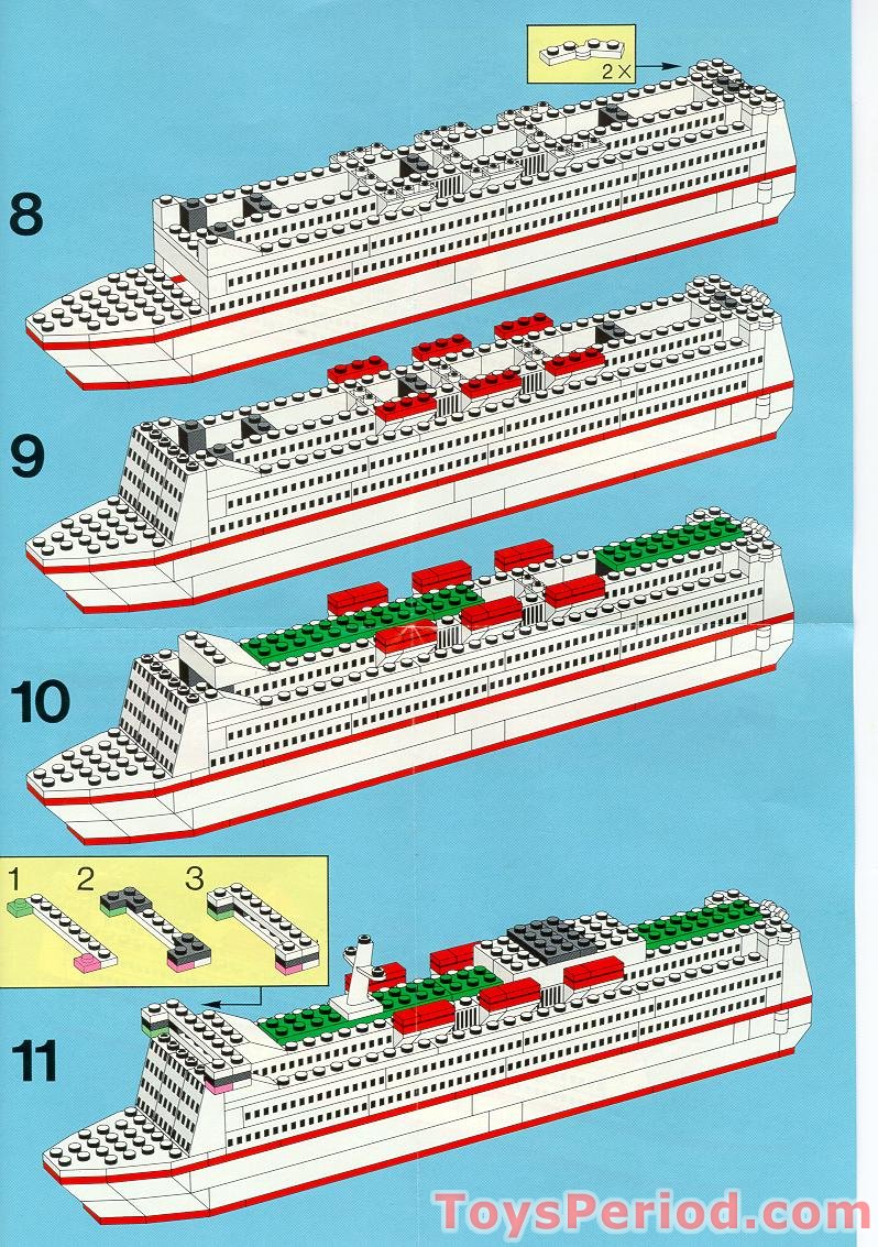 LEGO 1548-1 Stena Line Promotional Set - Ferry Instructions and Parts List